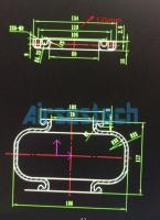 China Gart 275.1.121 T275 Industrial Bellows Air Spring 88540 93079 Pneumatic Air Actuator for sale