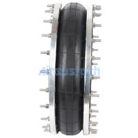 China Firestone Flange Suspension Air Spring W01-M58-6973 Single Convoluted Air Bellows for sale
