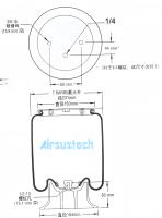 China 1T14C-7 Sleeve Air Bellows W01-358-5716 Firestone Pneumatic Air Actuator Spring for sale