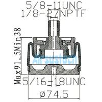 China Rubber Air Spring Endyne TI-1S3-013 Suspension Air Bag Firestone W02-358-3000 for sale