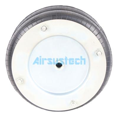 China 14.5X2 Flange Air Bellows Dunlop Springride SP1556 Double Type Rubber Air Spring for sale