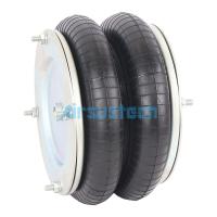 China 14.5X2 Flange Air Bellows Dunlop Springride SP1556 Double Type Rubber Air Spring for sale