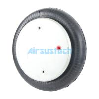 China 1/4NPTF Gas Fitting Firestone W01-358-7009 Single Bellows Air Spring with Bumper for sale