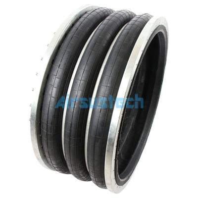 China 40XM10 Triple Convoluted Air Spring W01-M58-6971 Firestone Style 348-3 Air Bellows for sale
