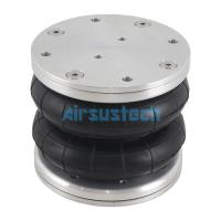 China 115MM Stroke Dunlop A313300201 Convoluted Bellows Air Spring with Aluminum Plate for sale
