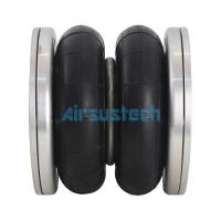 China 115MM Stroke Dunlop A313300201 Convoluted Bellows Air Spring with Aluminum Plate for sale