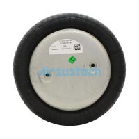 China FS 200-16 Continental Air Spring G3/4 Single Convoluted Rubber Air Bag Metal Plate for sale