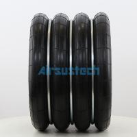 China Rubber Air Spring F-300-4 Triple Convolution Air Bellows S-300-4 with Steel Hoop for sale