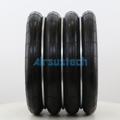 China Rubber Air Spring F-300-4 Triple Convolution Air Bellows S-300-4 with Steel Hoop for sale