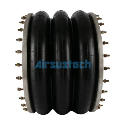 China Max Stroke 335MM Industrial Air Bag 3H630376 Low Maintenance Rubber Air Spring for sale