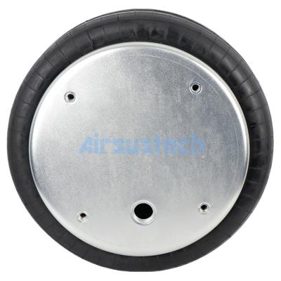 China Contitech FS 530-11 3/4 M8 Rubber Air Spring Metal Plate Pneumatic Air Bag 63205 for sale