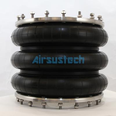 China LHF320/350-3 Triple Convoluted Air Spring Outer Dia. 417MM Industrial Bellows Air Bag for sale