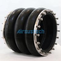 China LHF320/350-3 Triple Convoluted Air Spring Outer Dia. 417MM Industrial Bellows Air Bag for sale