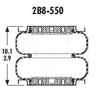 China 2B8-550 Goodyear Industrial Air Spring 579923530 for American Carrier 8003006 for sale