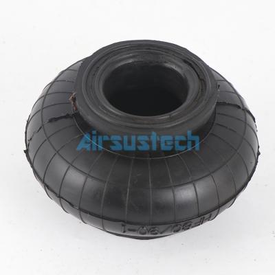 China Single Convoluted Rubber Air Spring HF80/90-1 Total Strok 60 MM Industrial Air Bag for sale