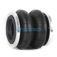 China Aluminum Flange Ring Air Spring 2B120-17F Double Convoluted Air Bag Shocks 6-M6 for sale