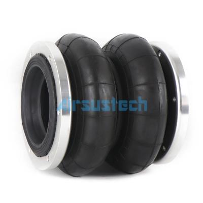 China Aluminum Flange Ring Air Spring 2B120-17F Double Convoluted Air Bag Shocks 6-M6 for sale