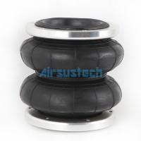 China Aluminum Flange Ring Air Spring 2B120-17F Double Convoluted Air Bag Shocks 6-M6 for sale