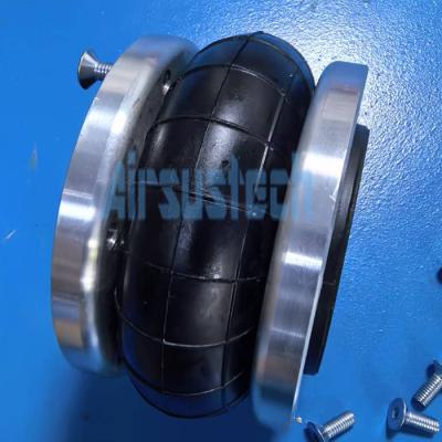 China 4.5X1 AIRSUSTECH Flange Connection Air Spring PCD 93 MM Industrial Air Bellows Bag for sale