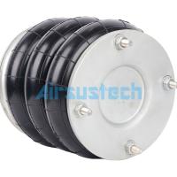 China Triple Convoluted Air Actuator SP2861 Dunlop Flange Air Spring 6X3 with 4-M10 Bolts for sale