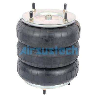 China M/31123 Norgren Triple Convoluted Air Spring Dunlop 12''X3 Air Bellows with Flange for sale