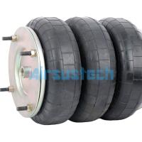 China M/31123 Norgren Triple Convoluted Air Spring Dunlop 12''X3 Air Bellows with Flange for sale