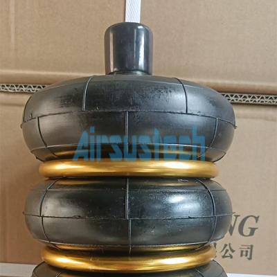 China M-100-4 Quadruple Convoluted Rubber Air Spring G3/8'' Air Inlet Industrial Air Bag for sale