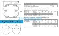 China AIRSUSTECH 2B4060 Convoluted Air Bag Refer Contitech FD 40-10 CI Air Spring for sale