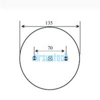 China Industrial Double Convoluted Air Bag Contitech FD 120-17 G3/4 with Steel Plate for sale