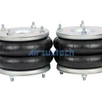 China Flange Plate Suspension Air Spring Oria 8''X2 G1/2 Port Size Double Convoluted for sale