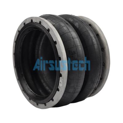 China Stroke 84 MM Double Convoluted Industrial Air Spring 2H200142 with 8-M10 Screws for sale