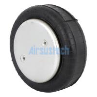 China Firestone Helper Air Spring W013587460 Single Convoluted 3/8-16UNC Mounting Holes for sale