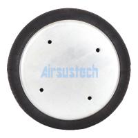 China Single Convoluted AIRSUSTECH 1B6171 Rubber Air Spring with 4 PCS 3/8-16UNS Holes for sale