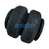 China Firestone Bellow 255-1.5 Double Convoluted Rubber Air Bellows 147 MM Static Height for sale