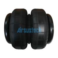China Firestone Style 268 Air Bellow W01-358-7025 Double Convoluted Air Spring 1/4NPTF for sale