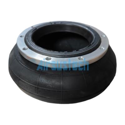 China 1H280126 AIRSUSTECH Flange Connection Rubber Air Spring with 10 PCS M10 Bolts for sale