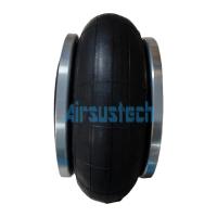 China AIRSUSTECH Single Convoluted Air Bag 1H320124 with Flange Ring 90 MM Stroke for sale
