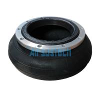 China AIRSUSTECH Single Convoluted Air Bag 1H320124 with Flange Ring 90 MM Stroke for sale
