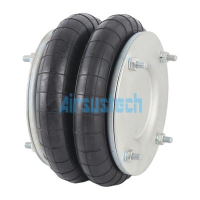China Buy AIRSUSTECH 2B10X2T Air Spring Refer Firestone W01-R58-4058 with 4-M10 Studs for sale