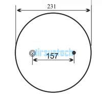 China W01-358-6994 Industrial Rubber Air Suspension by Firestone Contitech FS 330-11 647 for sale