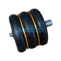China Yokohama M-90-3 Triple Convoluted Rubber Air Spring MB-90-3 with 110MM Diameter for sale