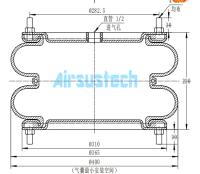 China Norgren M/31142 Convoluted Air Spring G1/2 Air Supply for Reduce Vibration for sale