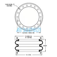 China Firestone Industrial Air Actuator W01-358-7191 W013587191 Design H. 9.5 Inches for sale