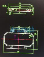 China Gart 275.1.121 T275 Single Convoluted Rubber Air Bag CF gomma 88540 6-M8 Holes for sale