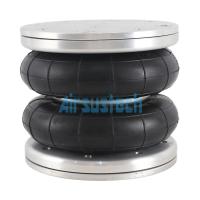 China Oria 6''X2 Air Spring Actuator Aluminum Plate Dunlop A313300201 Pneumatic Air Bellow for sale