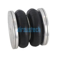 China Oria 6''X2 Air Spring Actuator Aluminum Plate Dunlop A313300201 Pneumatic Air Bellow for sale