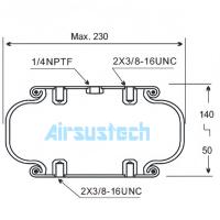 China Goodyear Enidine Air Spring Imperial Size 1B8-550 579913530 Pneumatic Air Bellows for sale