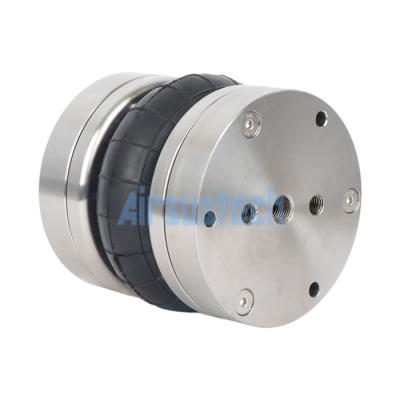 China Contitech FS 22-3 DI Single Convoluted Air Bag AIRSUSTECH GF 40/60-1 G1/4 Air Inlet for sale