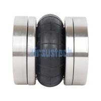 China Contitech FS 22-3 DI Single Convoluted Air Bag AIRSUSTECH GF 40/60-1 G1/4 Air Inlet for sale