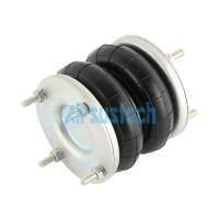 China Dunlop 6''X2 PNP 30551 01 11 1/2BSP Double Convoluted Bellows Air Spring 4-M10 Bolts for sale